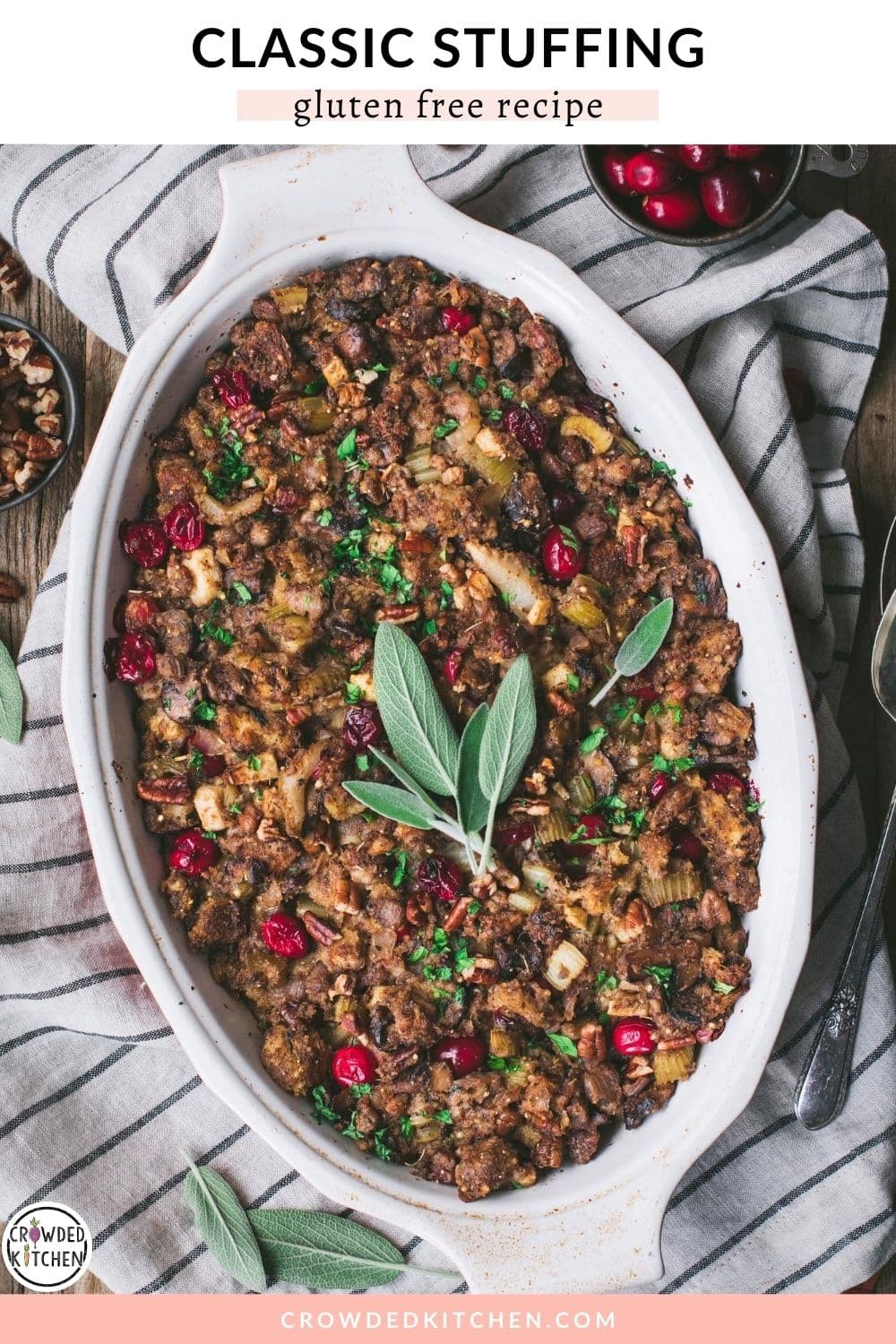 Easy Gluten Free Stuffing for Thanksgiving | Crowded Kitchen