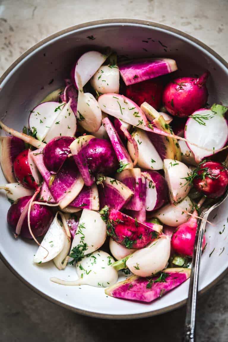 Roasted Radishes with Lemon and Dill | Crowded Kitchen