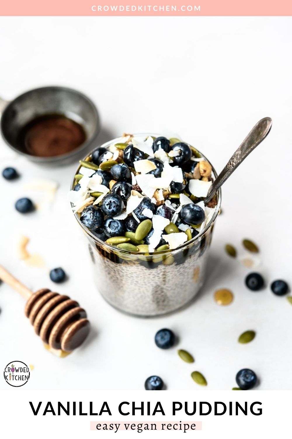 Maple Vanilla Chia Pudding (Vegan) | Crowded Kitchen