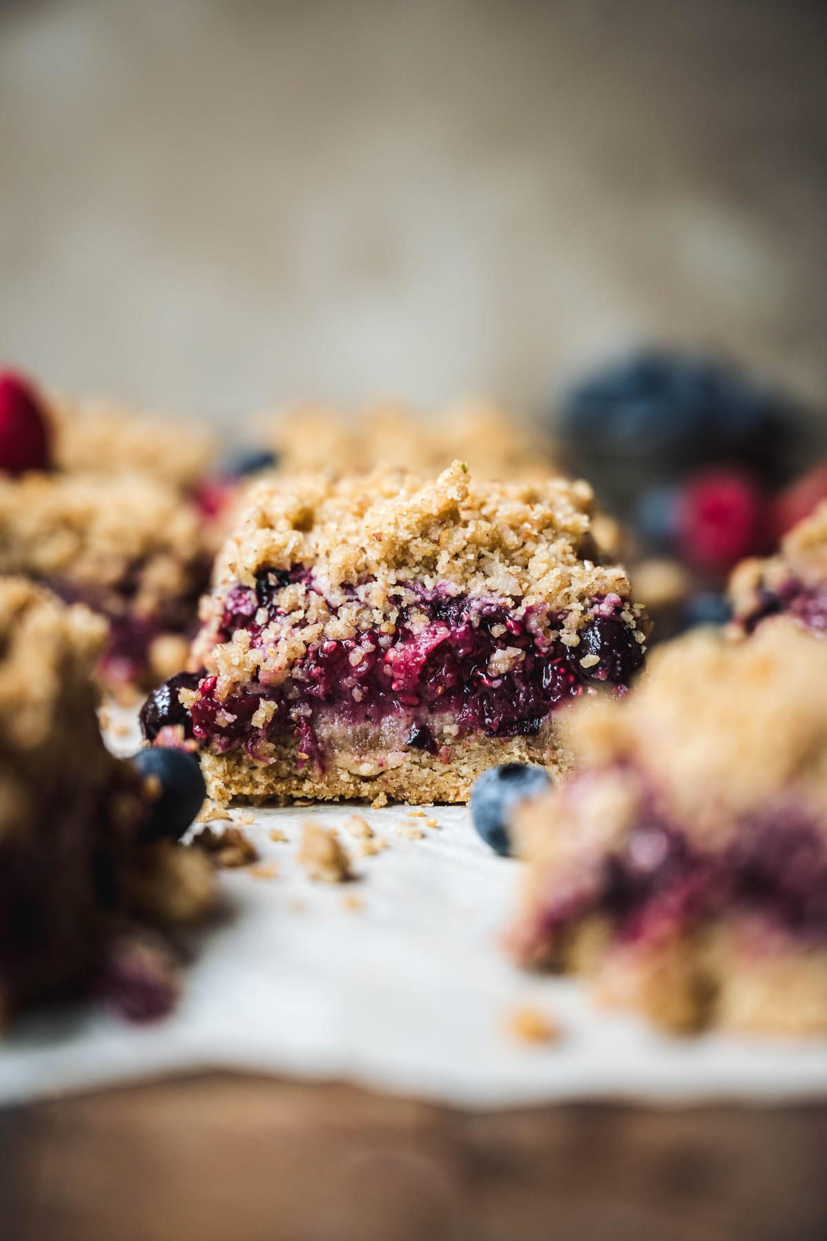 Four Berry Pie Bars (Vegan & Gluten Free) - Crowded Kitchen