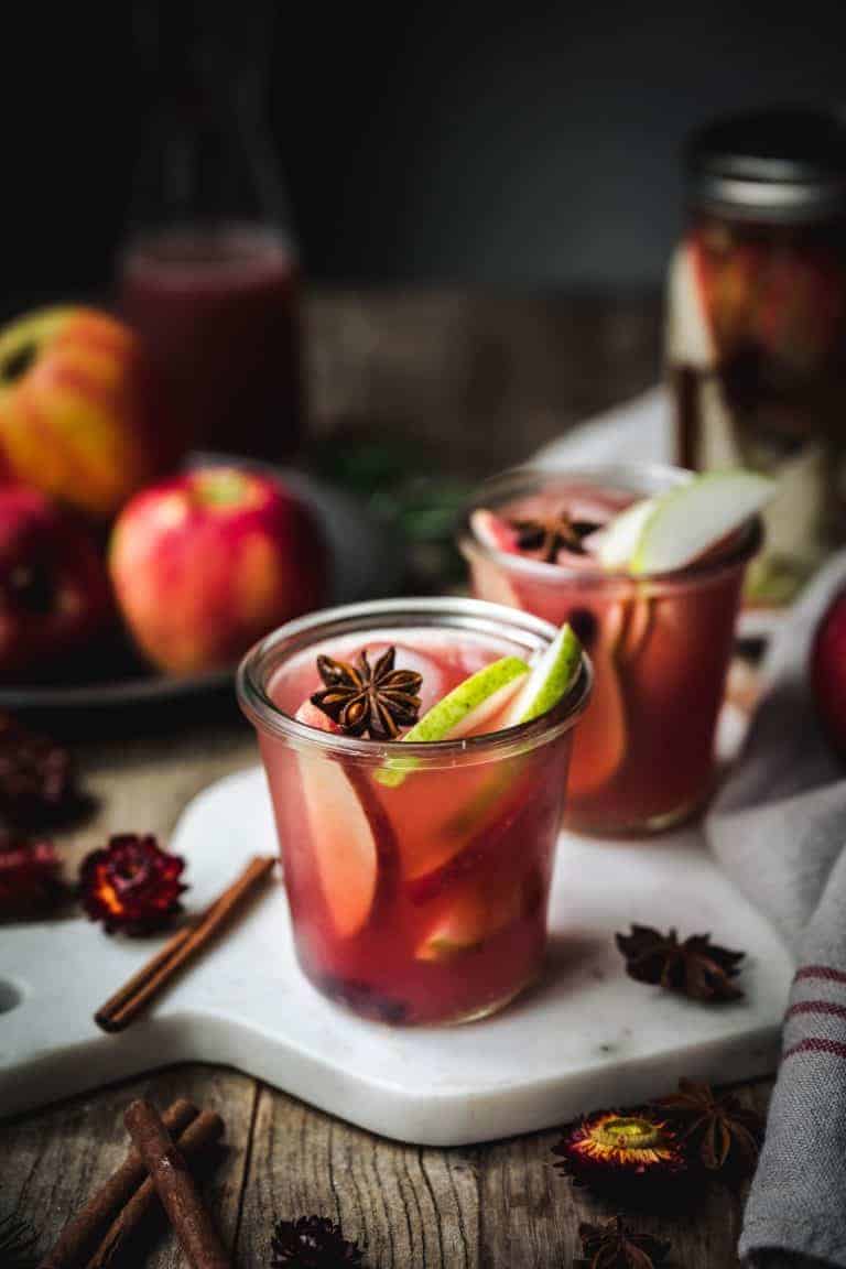 Pear Vodka Cocktail with Homemade Infused Vodka | Crowded Kitchen