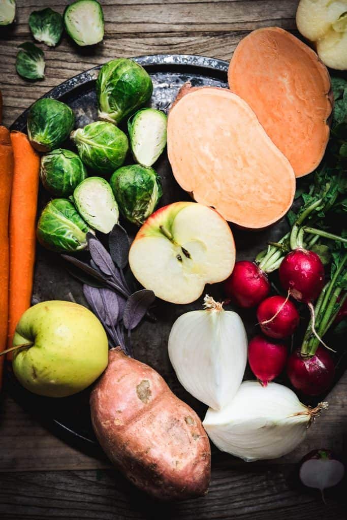 Fall Harvest Salad with Roasted Vegetables & Wild Rice | Crowded Kitchen