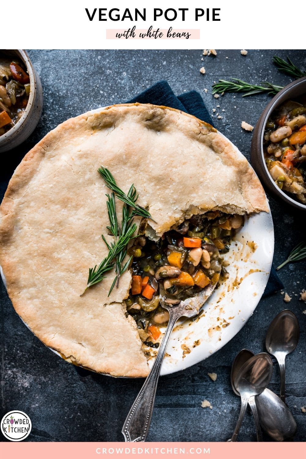 Easy Vegan Pot Pie Recipe | Crowded Kitchen