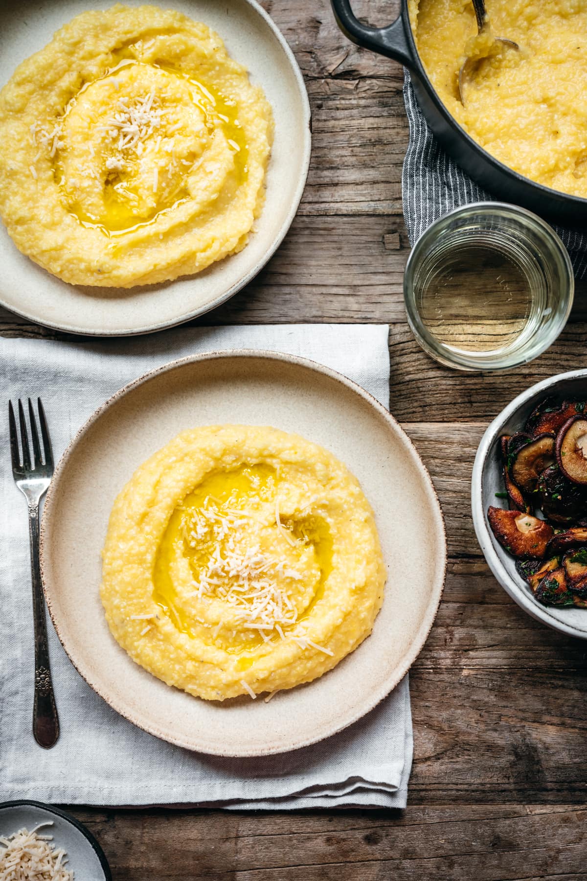 Polenta with Vegetables and White Beans - Crowded Kitchen