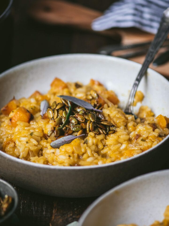 Vegan Beet Risotto - Crowded Kitchen