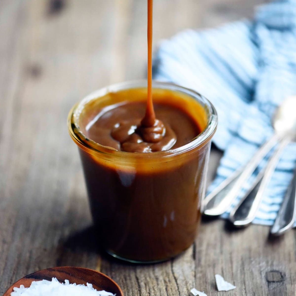 4 Ingredient Vegan Salted Caramel | Crowded Kitchen
