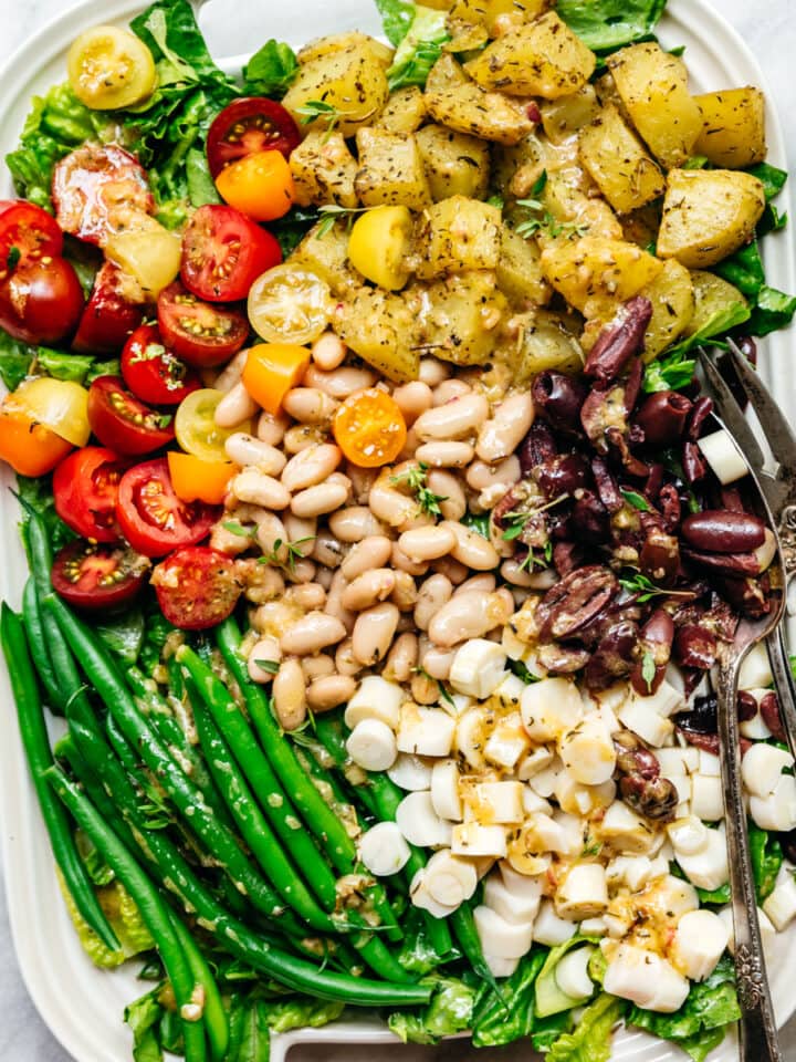 Vegan Italian Chopped Salad - Crowded Kitchen