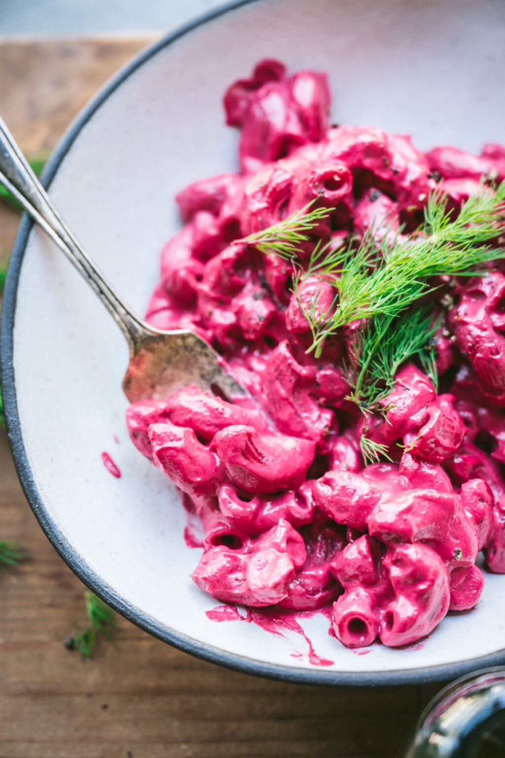 Creamy Beet Pasta (Vegan) - Crowded Kitchen