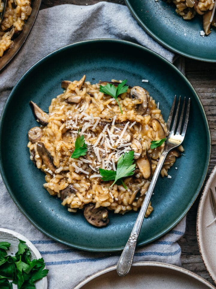 Vegan Beet Risotto - Crowded Kitchen