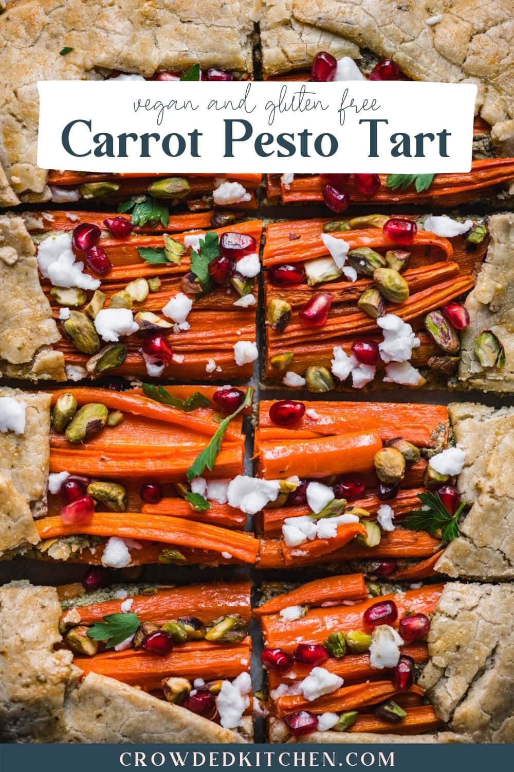 Carrot Tart With Pesto Vegan And Gluten Free Crowded Kitchen