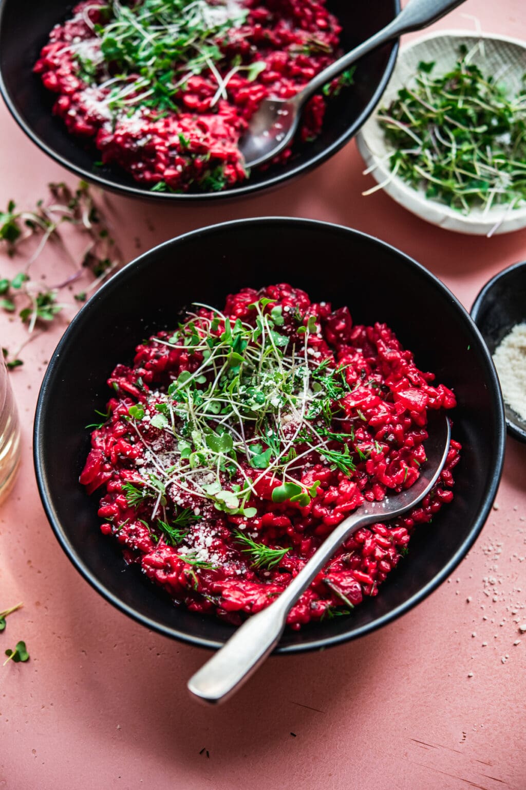 Vegan Beet Risotto - Crowded Kitchen