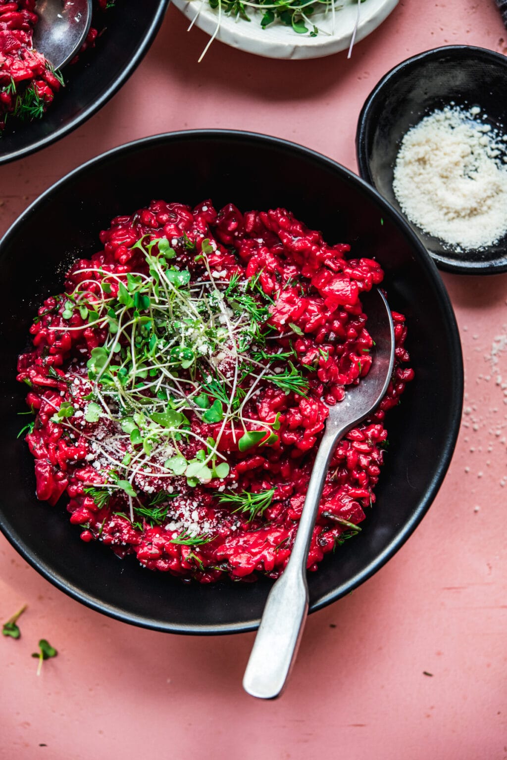 Vegan Beet Risotto - Crowded Kitchen