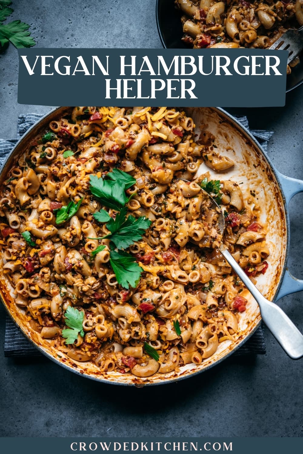 Vegan Hamburger Helper (One-Pot Recipe) - Crowded Kitchen