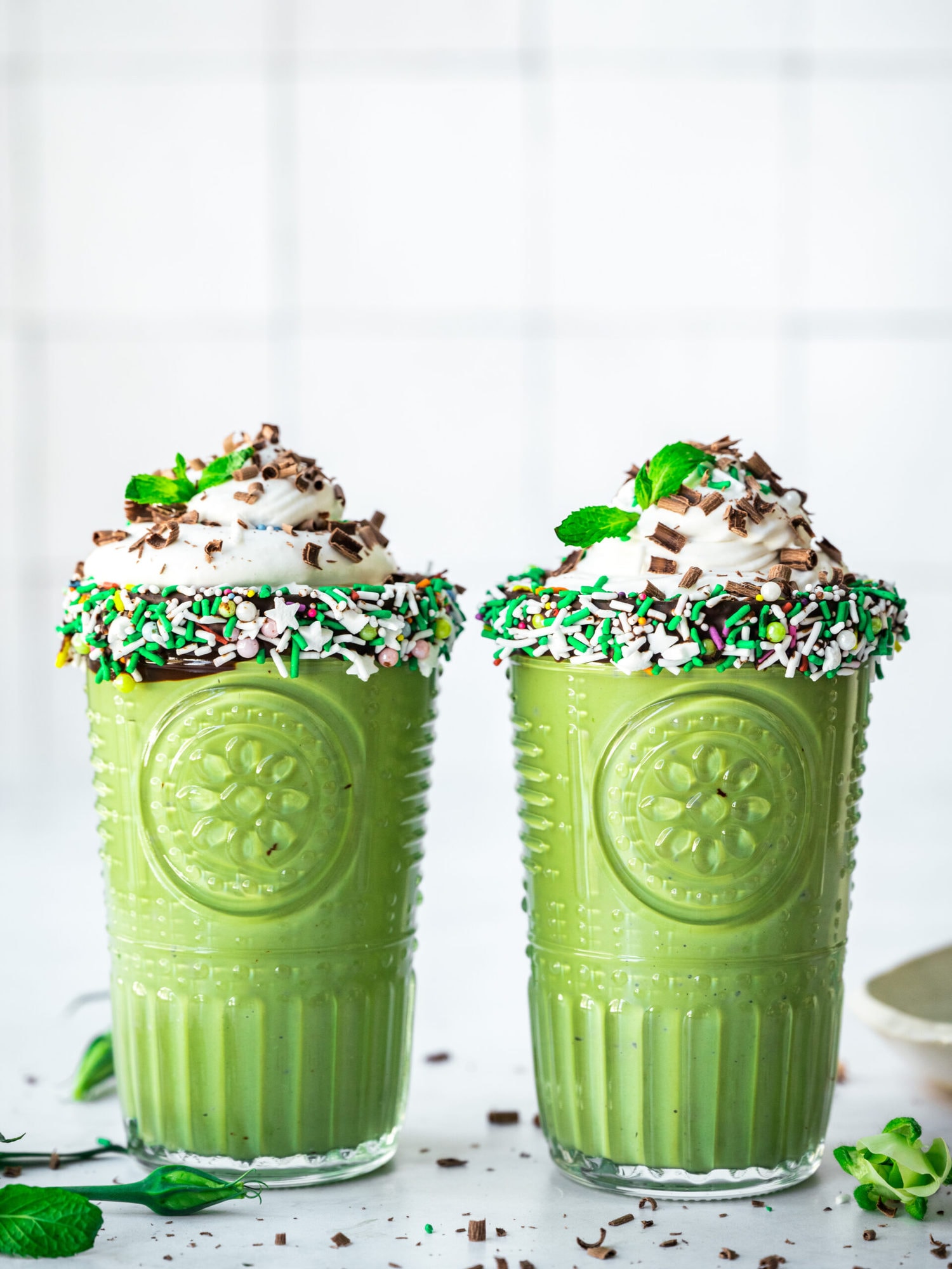 Healthy Shamrock Shake - Crowded Kitchen