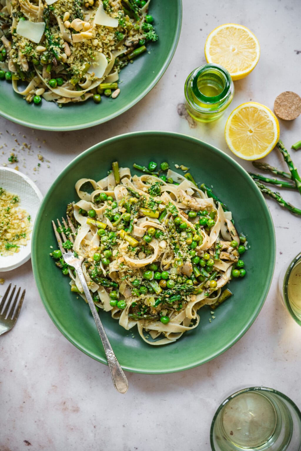 Spring Vegetable Pasta (Vegan) - Crowded Kitchen