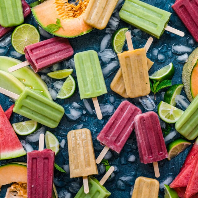 Melon Yogurt Popsicles - Crowded Kitchen