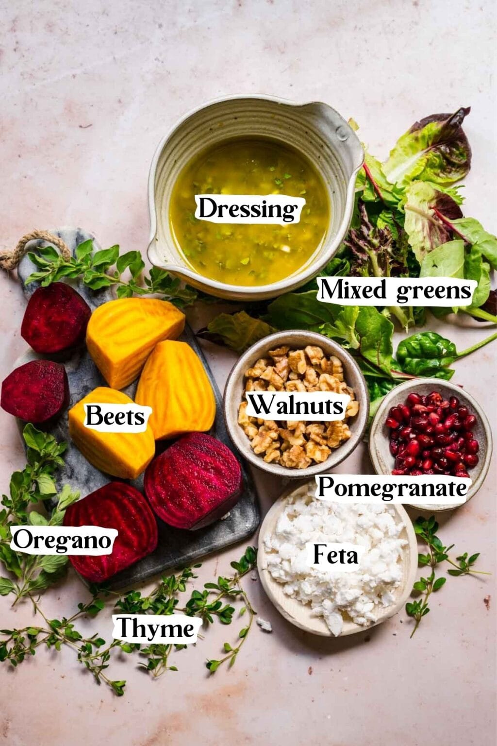 Beet Feta Salad - Crowded Kitchen