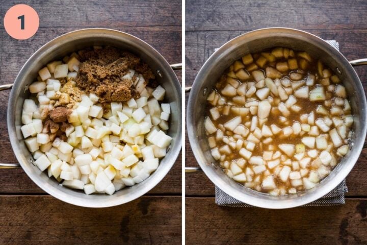 Pear Compote - Crowded Kitchen