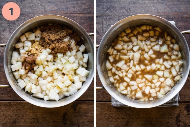 Pear Compote - Crowded Kitchen