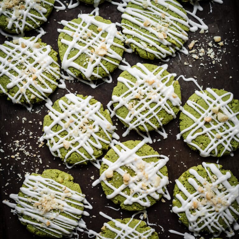 Easy Vegan Matcha Cookies - Crowded Kitchen