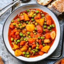 One Pot Pea Stew - Crowded Kitchen