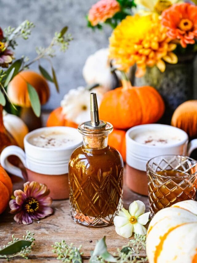 Pumpkin Spice Simple Syrup - Crowded Kitchen