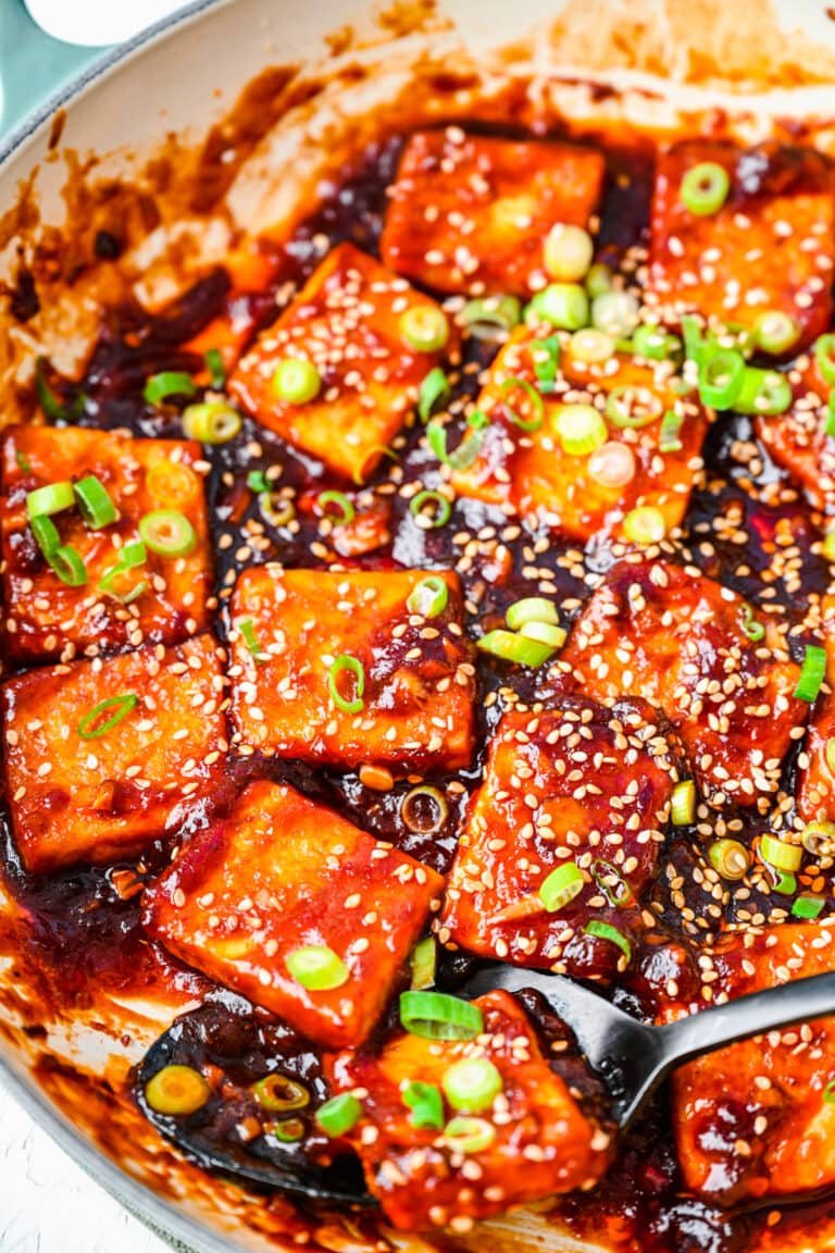 Sticky Tofu - Crowded Kitchen