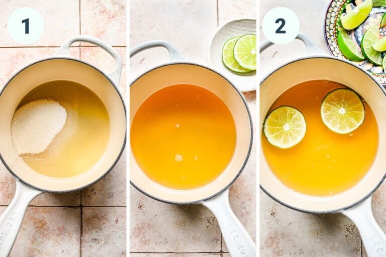 Lime Simple Syrup - Crowded Kitchen