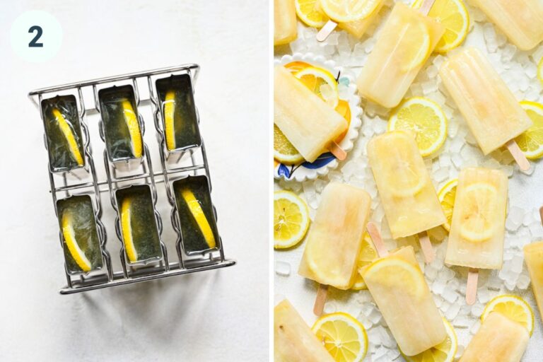 Lemon Popsicles - Crowded Kitchen