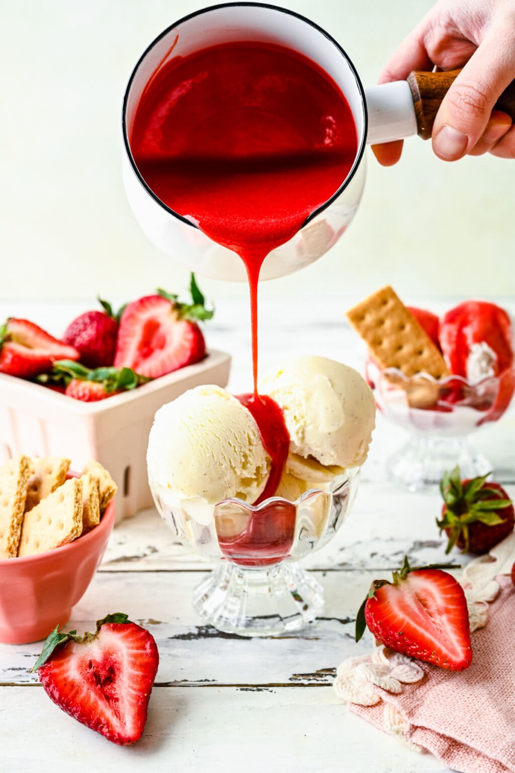 Strawberry Coulis - Crowded Kitchen