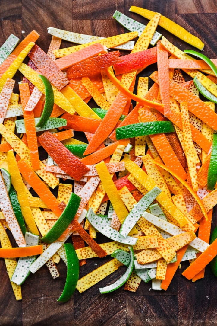 Sour Candied Citrus Peels - Crowded Kitchen