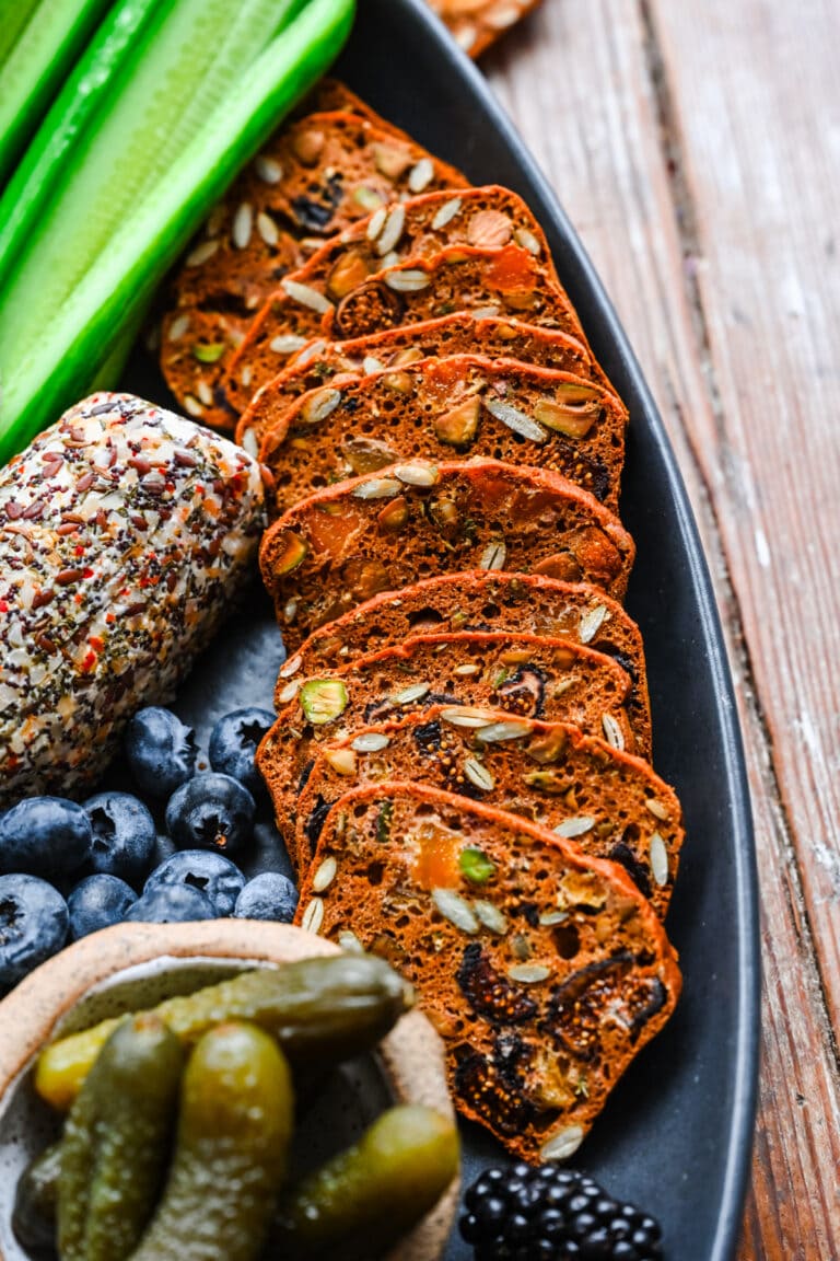 Gourmet Fruit and Nut Crackers - Crowded Kitchen