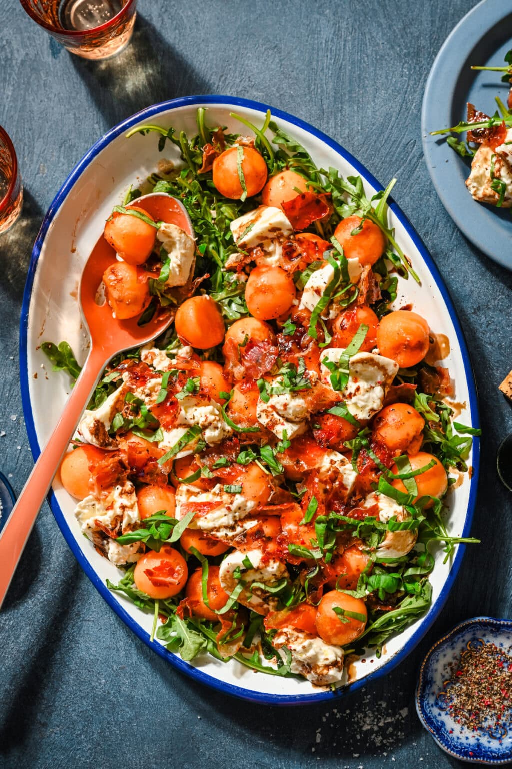 Melon and Prosciutto Salad - Crowded Kitchen