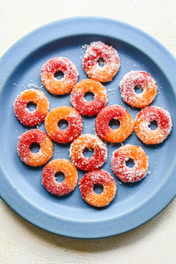 Homemade Gummy Peach Rings - Crowded Kitchen