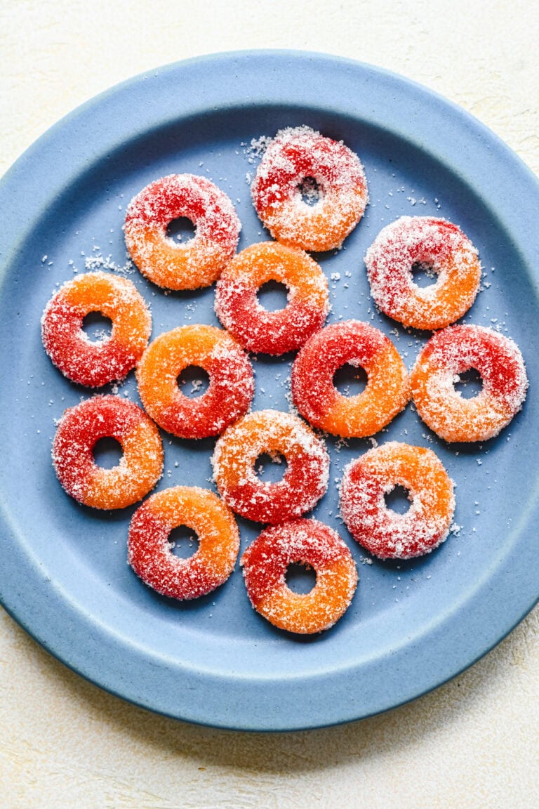 Homemade Gummy Peach Rings - Crowded Kitchen