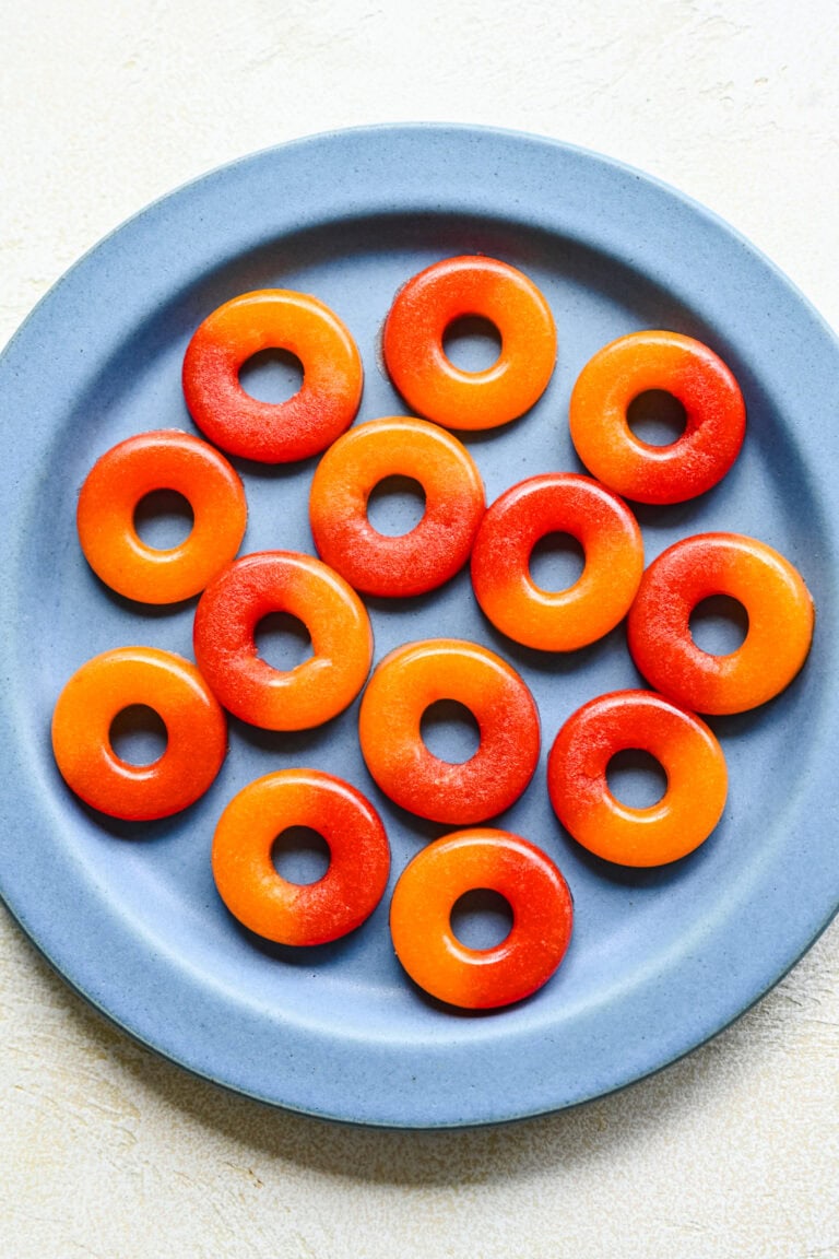 Homemade Gummy Peach Rings - Crowded Kitchen