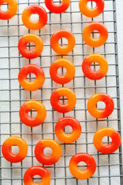 Homemade Gummy Peach Rings - Crowded Kitchen