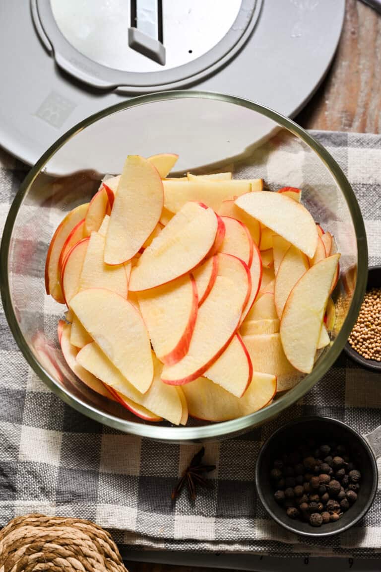 Quick Pickled Apples - Crowded Kitchen