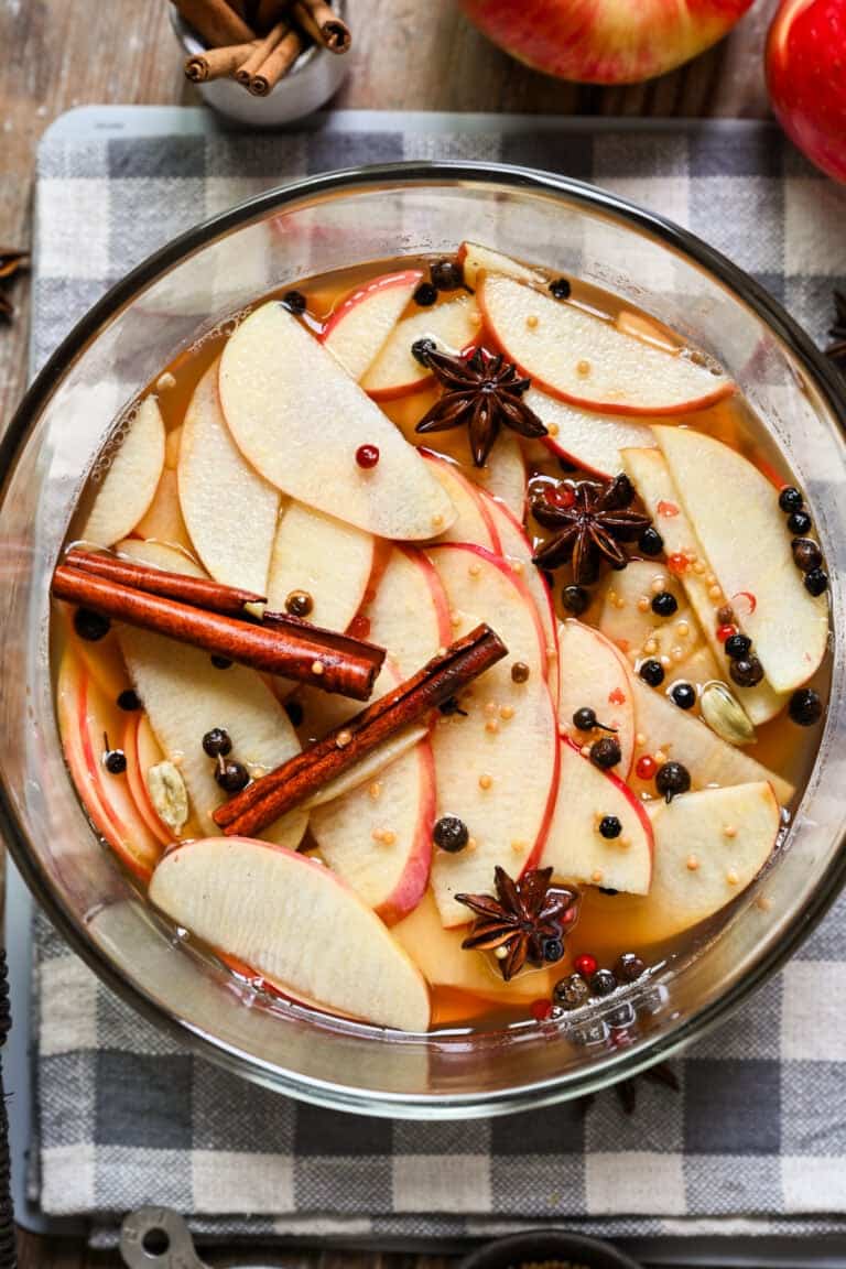 Quick Pickled Apples - Crowded Kitchen