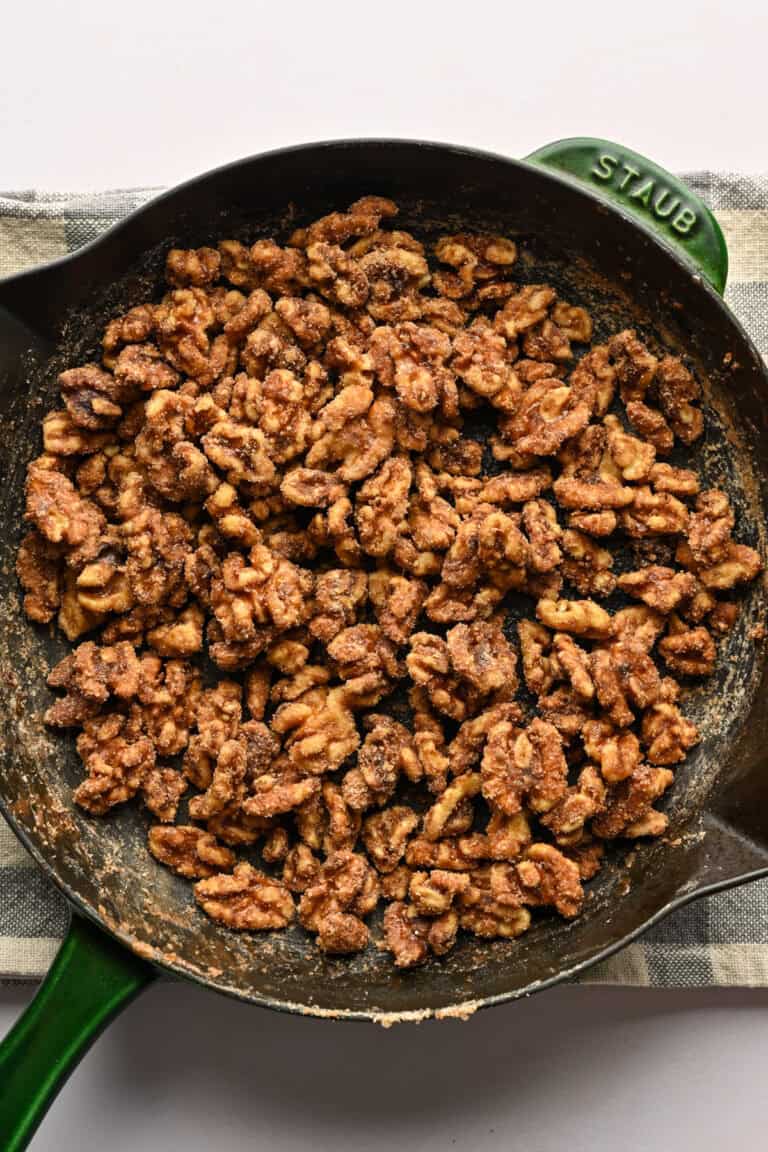 Quick and Easy Candied Walnuts (10 Minute Recipe) - Crowded Kitchen