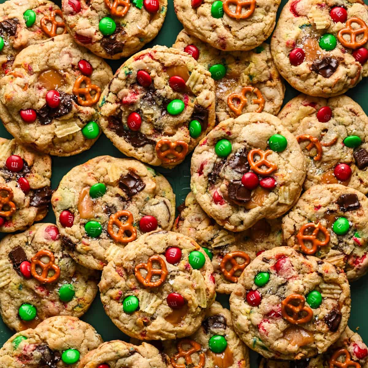 Christmas Kitchen Sink Cookies - Crowded Kitchen