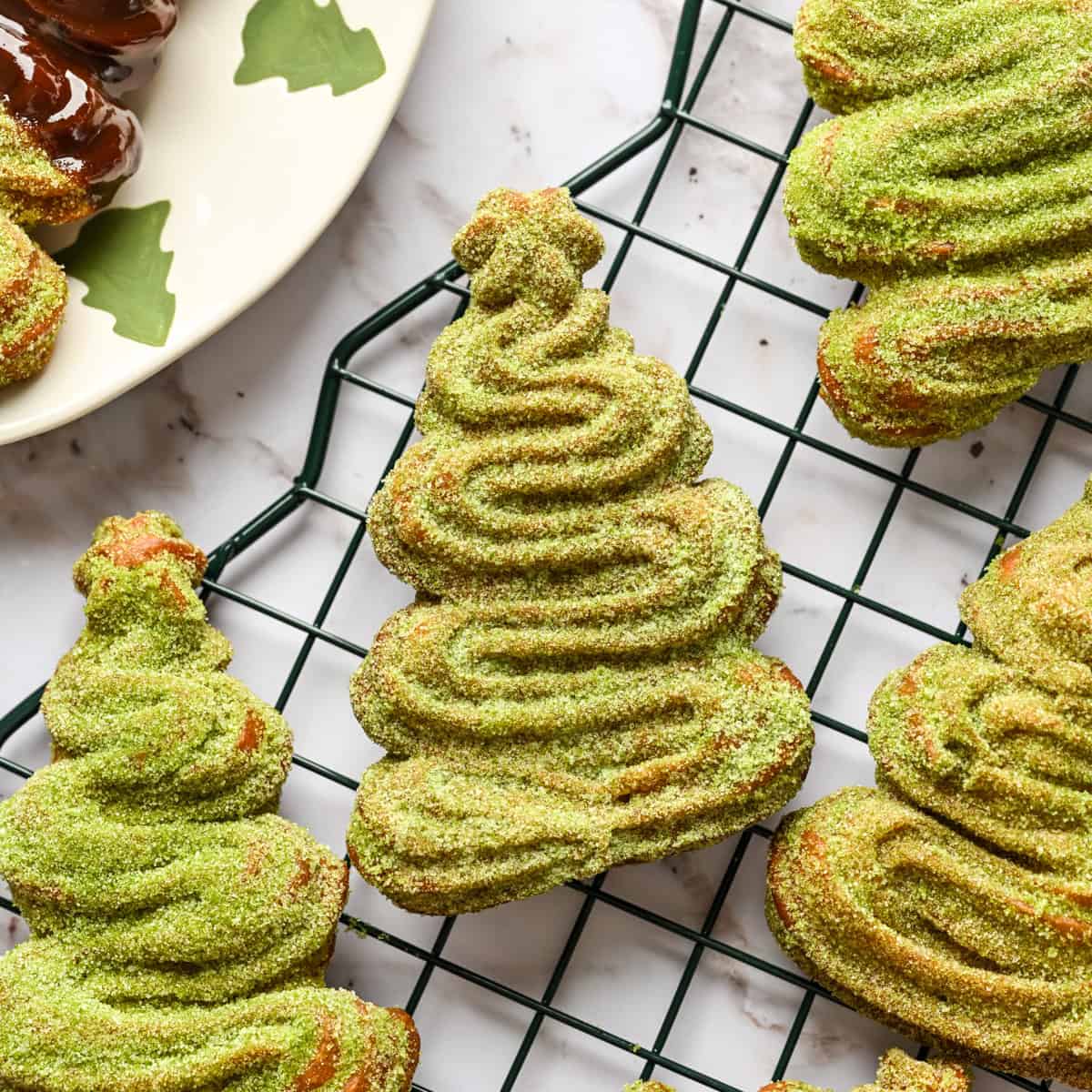 Christmas Tree Churros - Crowded Kitchen