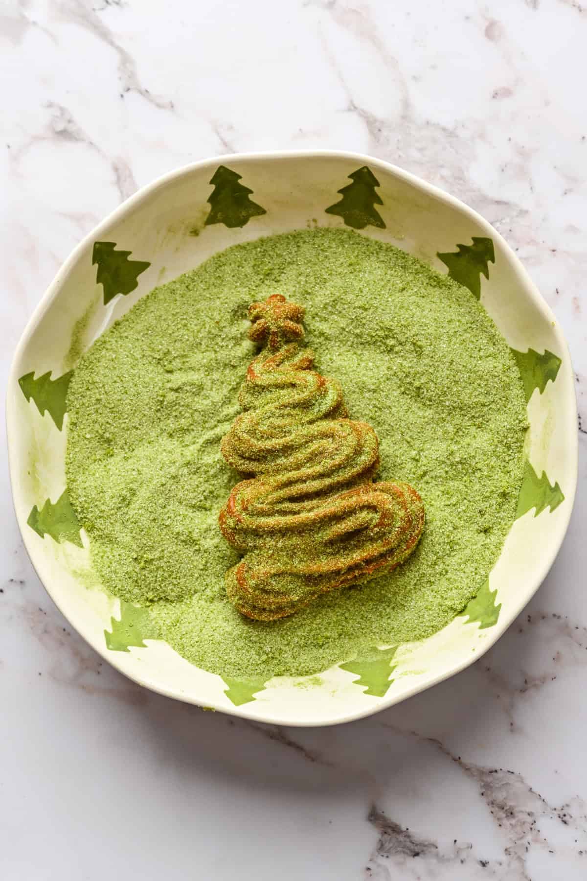 Christmas Tree Churros - Crowded Kitchen