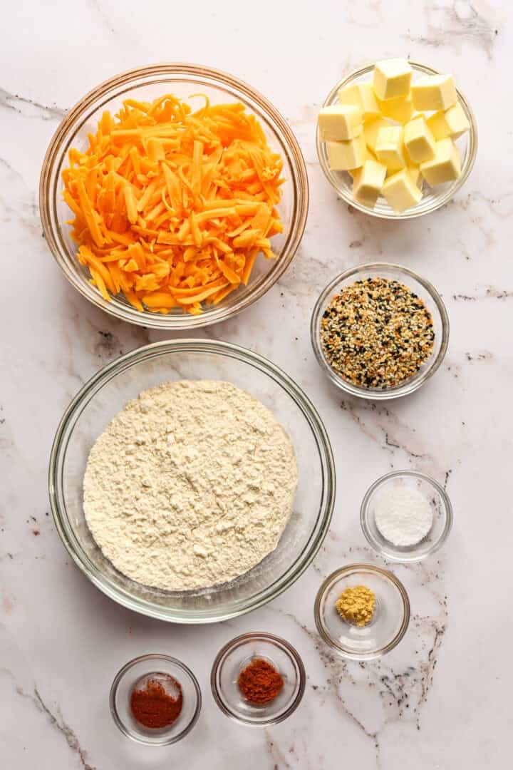 Slice and Bake Cheddar Cheese Coins - Crowded Kitchen