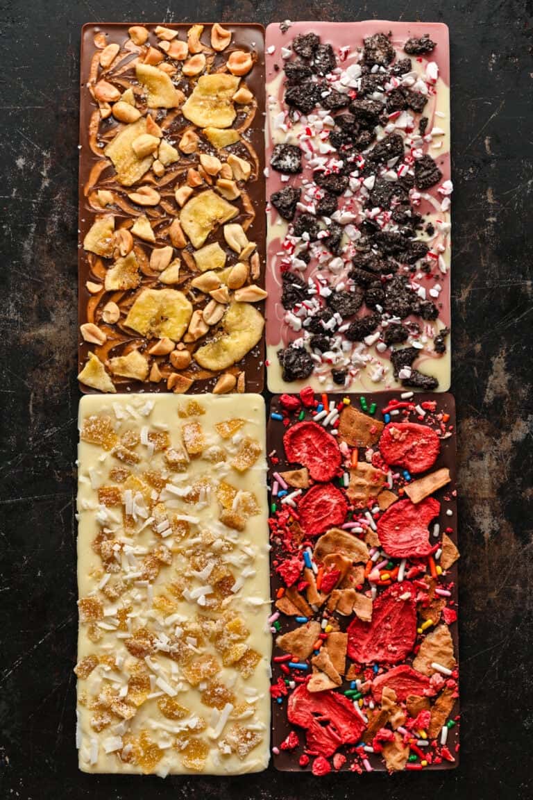 Homemade Chocolate Bars 4 Ways (with printable labels) - Crowded Kitchen