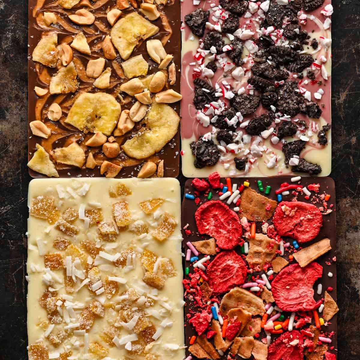 Homemade Chocolate Bars 4 Ways (with printable labels) - Crowded Kitchen