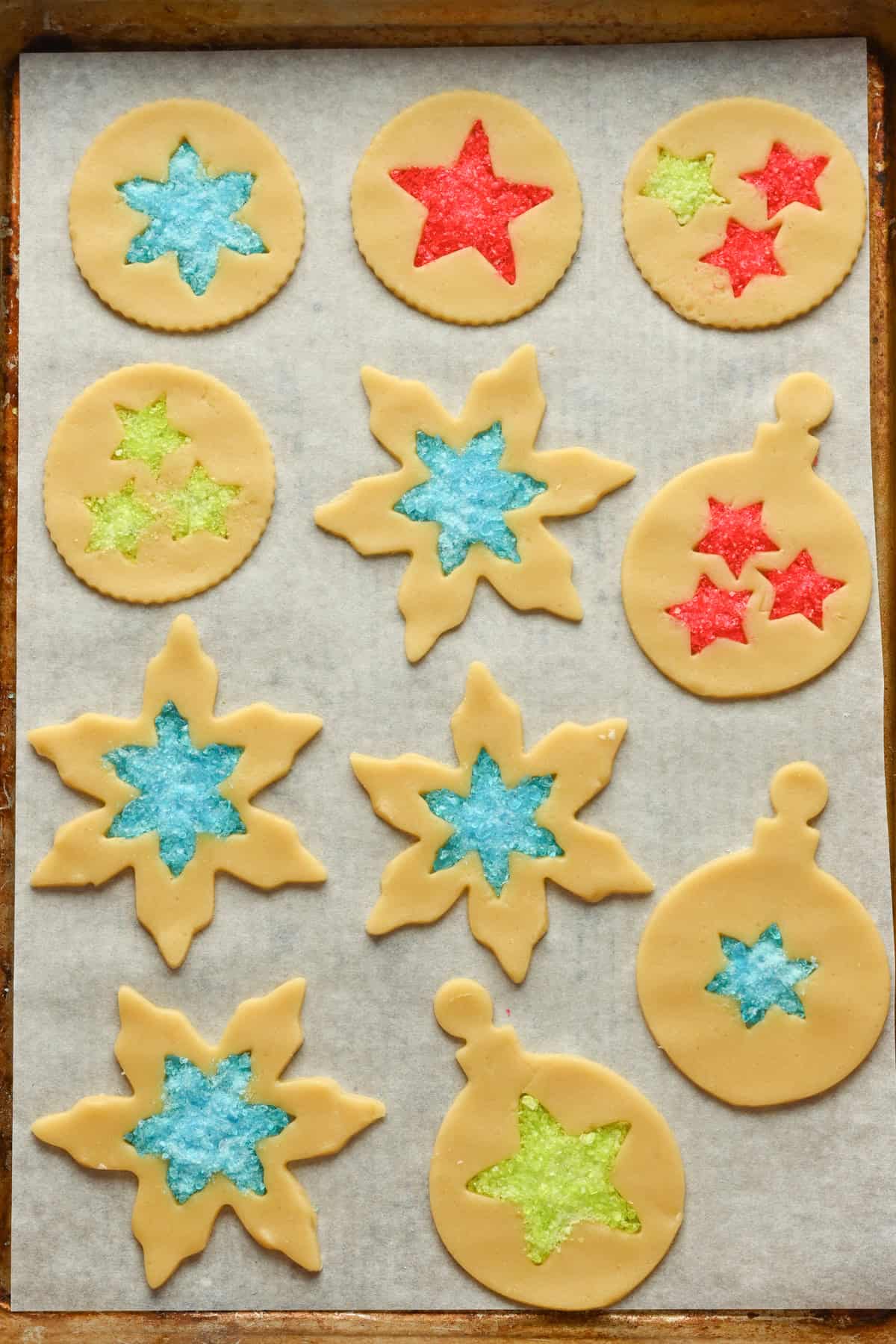 Stained Glass Sugar Cookies - Crowded Kitchen