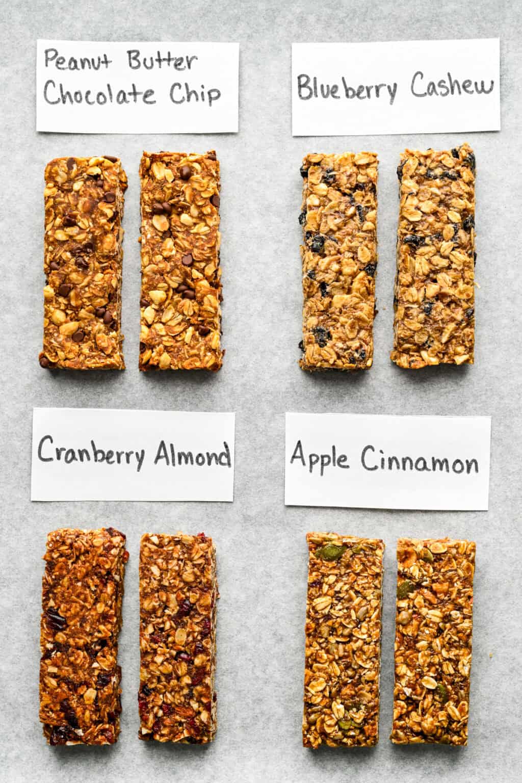 Homemade Granola Bars (4 flavor variations) - Crowded Kitchen