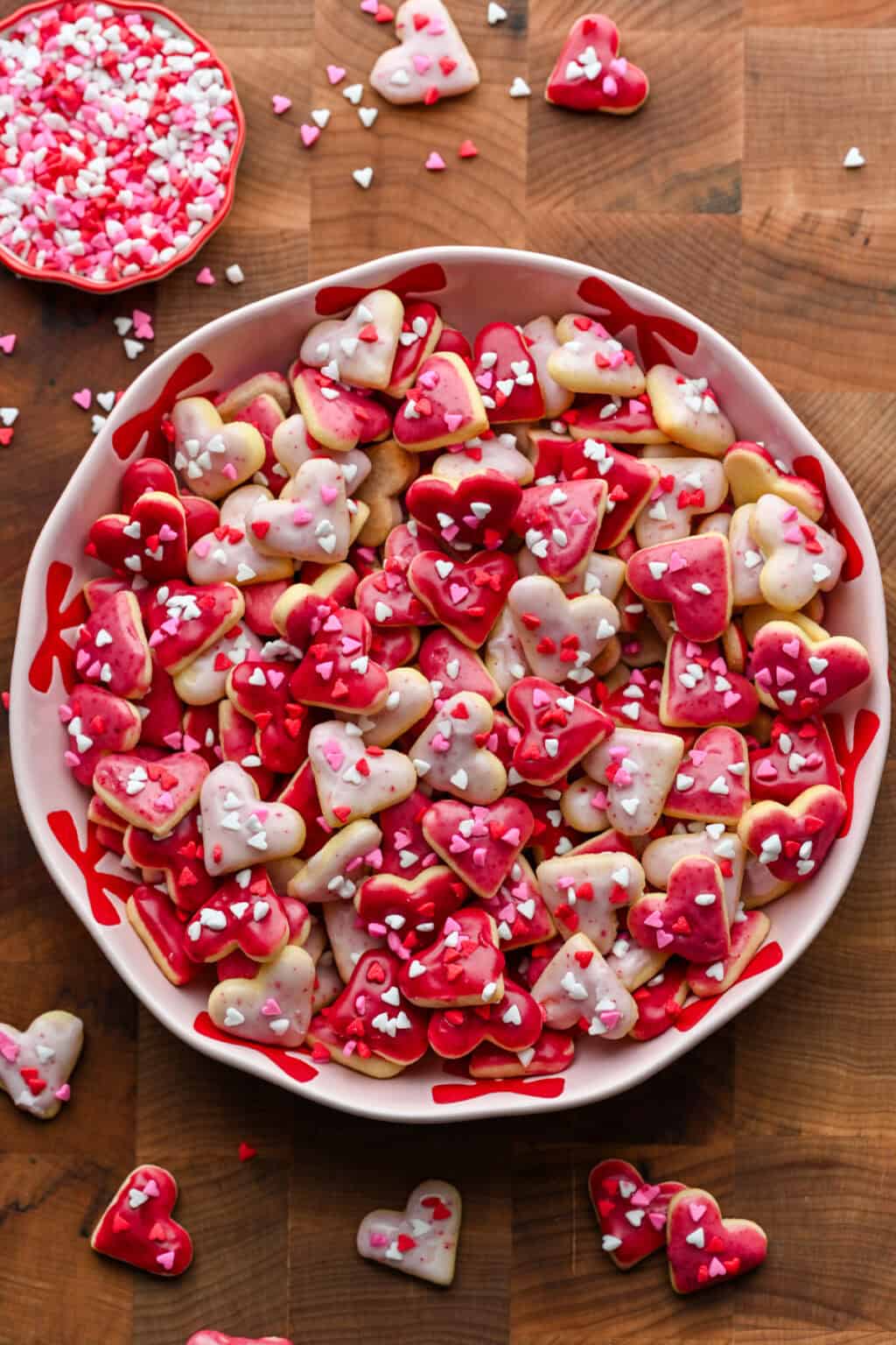 Mini Heart Sugar Cookies - Crowded Kitchen