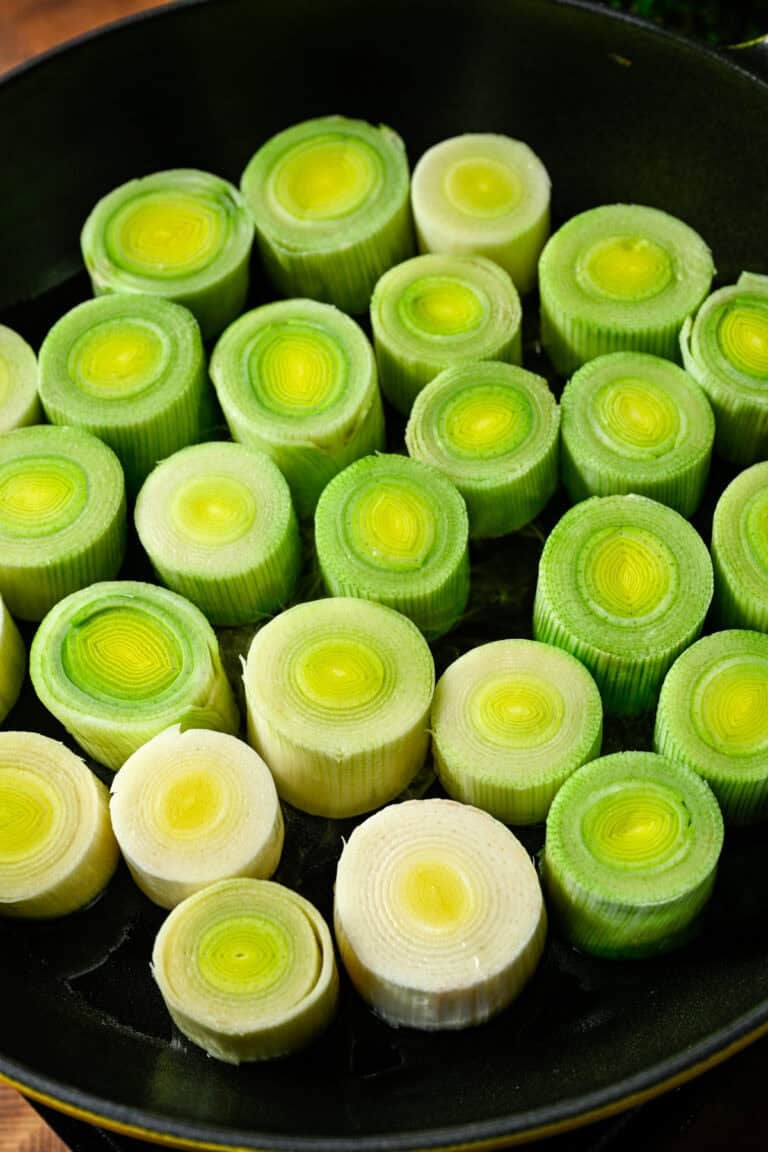 Fondant Leeks - Crowded Kitchen